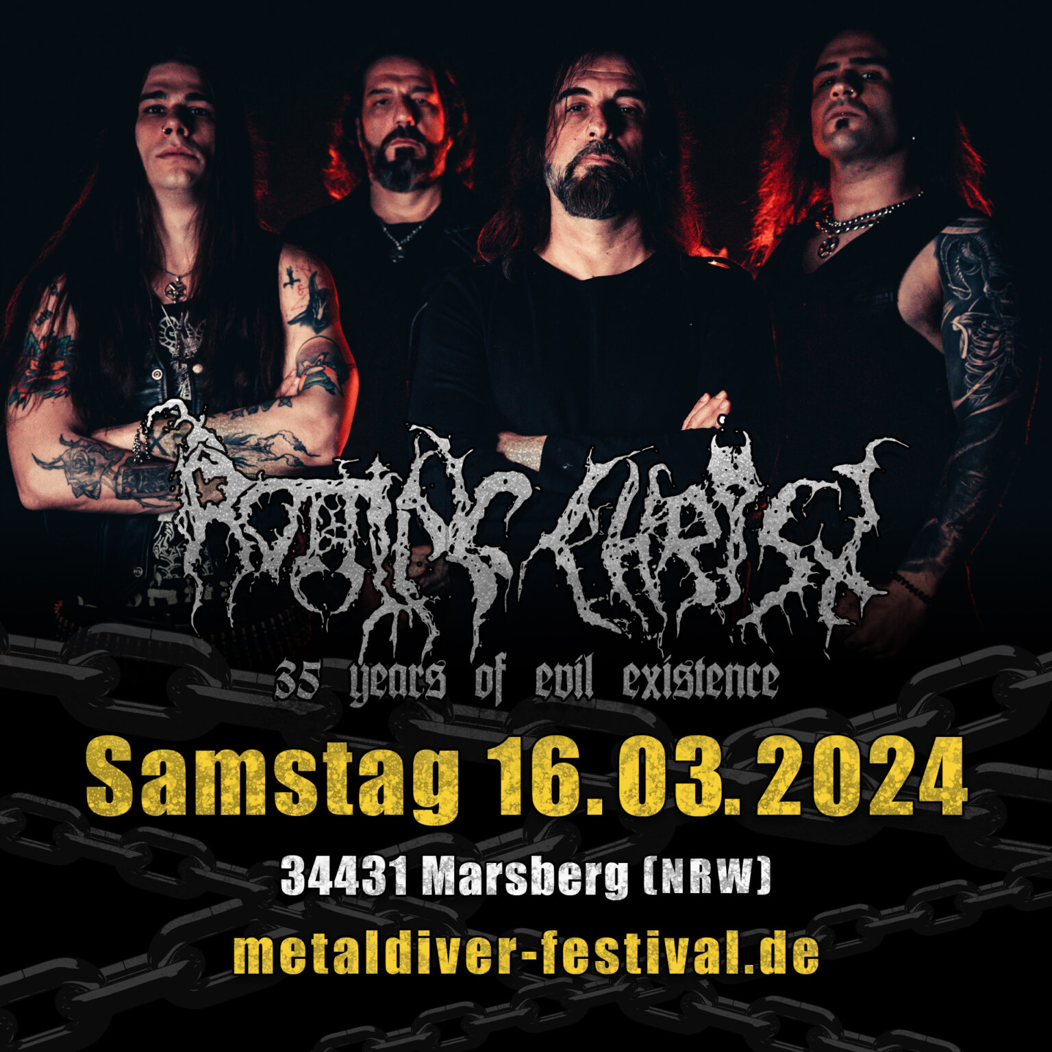 Rotting Christ sind zweiter Headliner beim Metal Diver